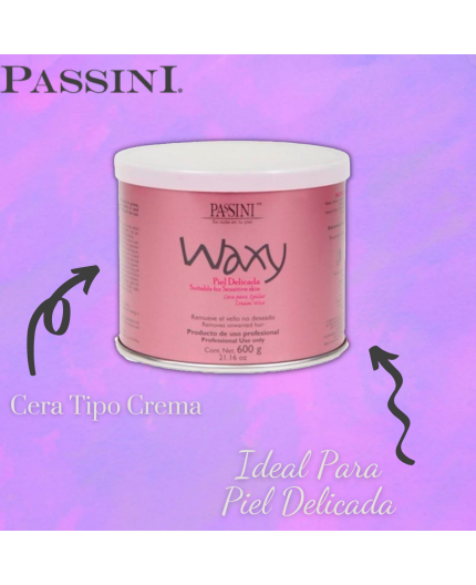 Cera Epilatoria Passini 600g + 60 Telas Auxiliares