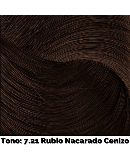 Color Tech Tinte Tono 7.21 Rubio Nacarado Cenizo 90g