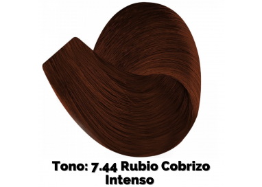 Color Tech Tinte Tono 7.44 Rubio Cobrizo Intenso Tubo 90g