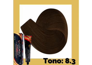 Color Tech Tinte Tono 8.3 Rubio Claro Dorado Tubo 90G