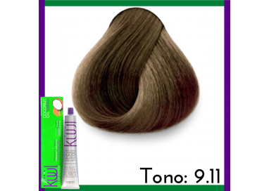 Kuul Tinte Tono 9.11 Rubio Clarisimo Cenizo Intenso Tubo 90g