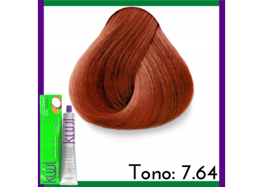 Kuul Tinte Tono 7.64 Rubio Rojo Cobrizo Tubo 90g