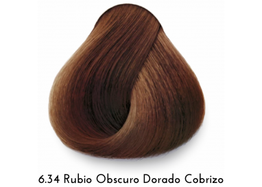 Kuul Tinte Tono 6.34 Rubio Obscuro Dorado Cobrizo Tubo 90g