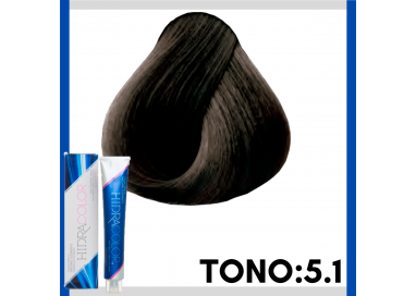 Hidracolor Tinte Tono 5.1 Castaño Claro Cenizo Tubo 90g